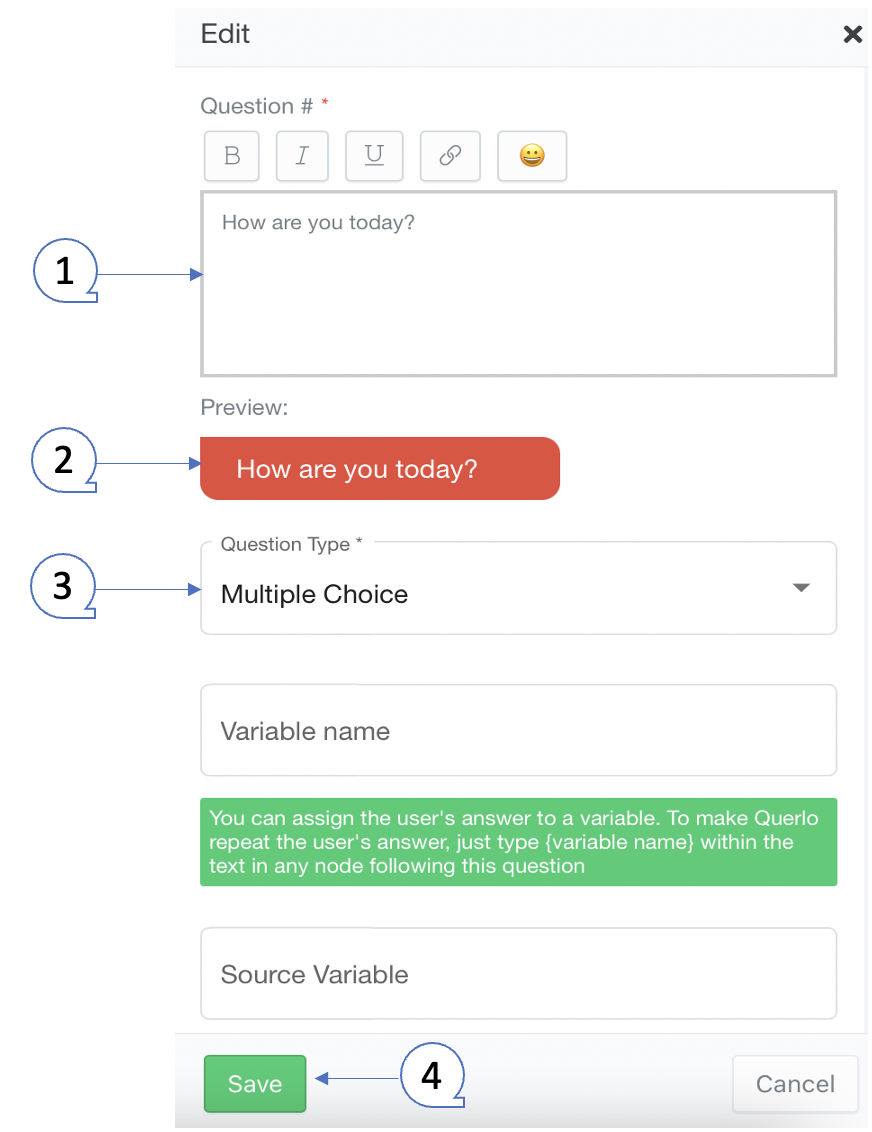 Buttons Question - Querlo magazine and documentation