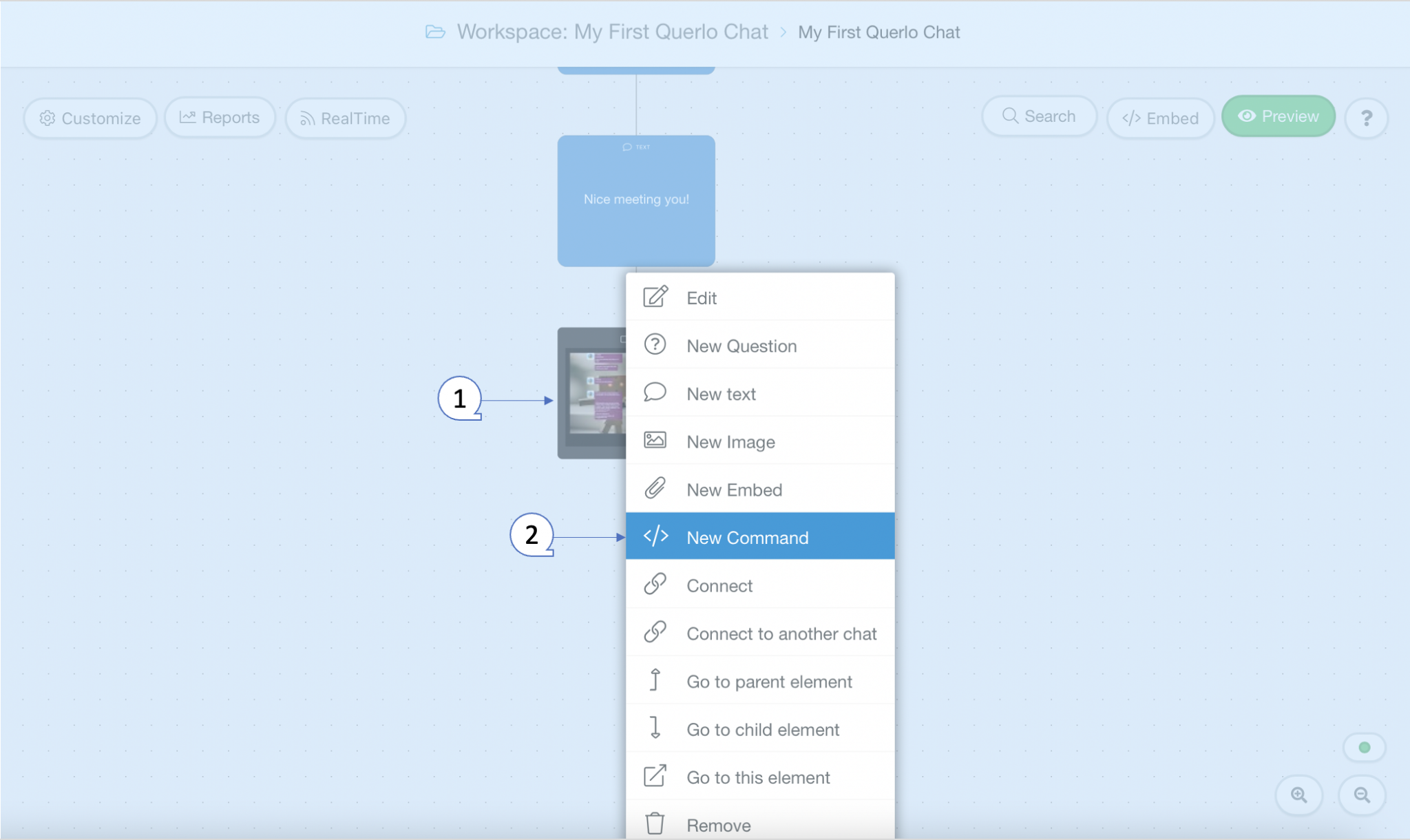 Command Nodes: Overview - Querlo magazine and documentation